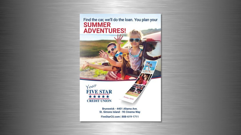 Five Star Credit Union Ad – Paragon Design Group