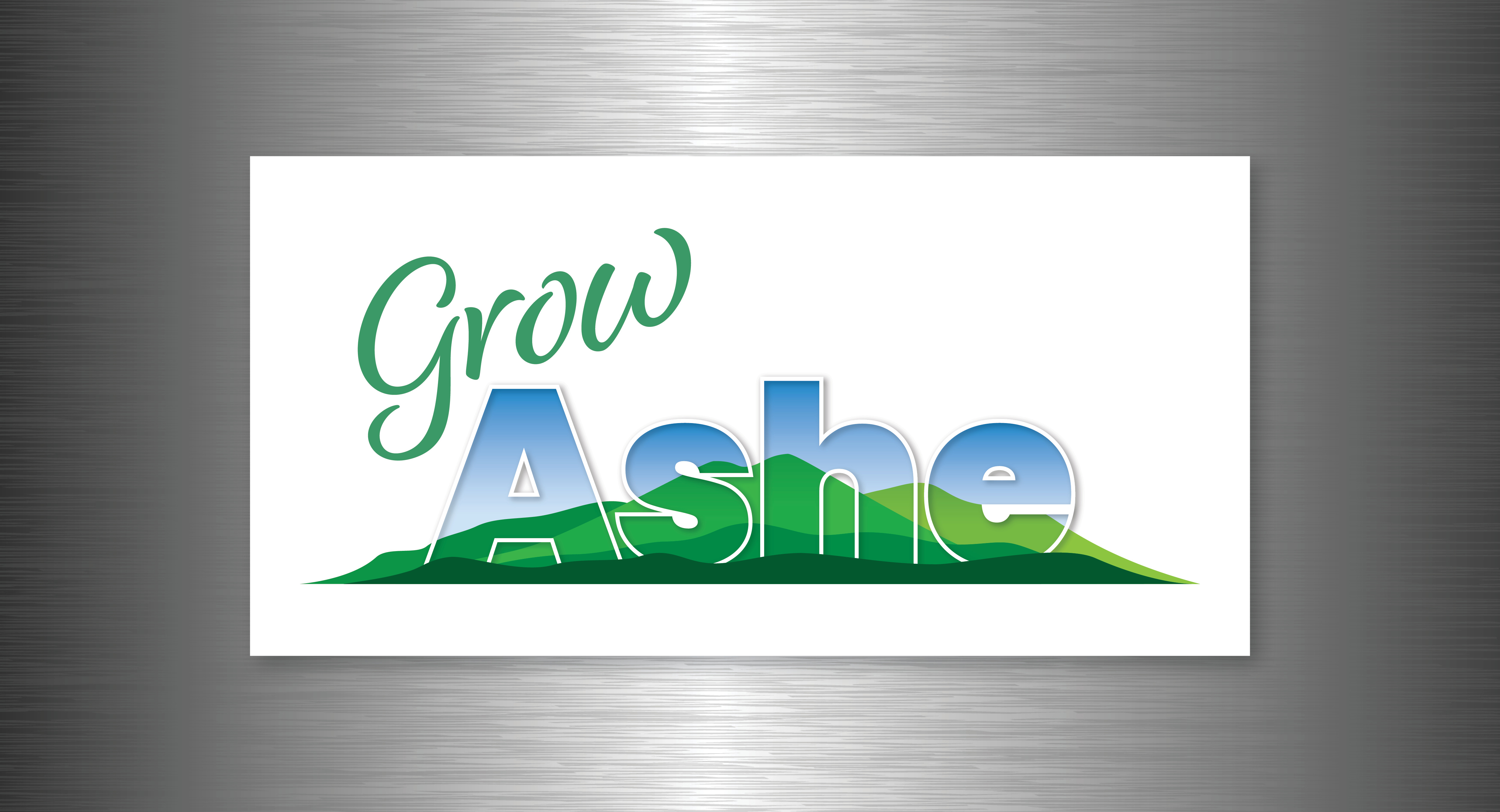 Ashe County Economic Development “Grow Ashe” Logo – Paragon Design Group